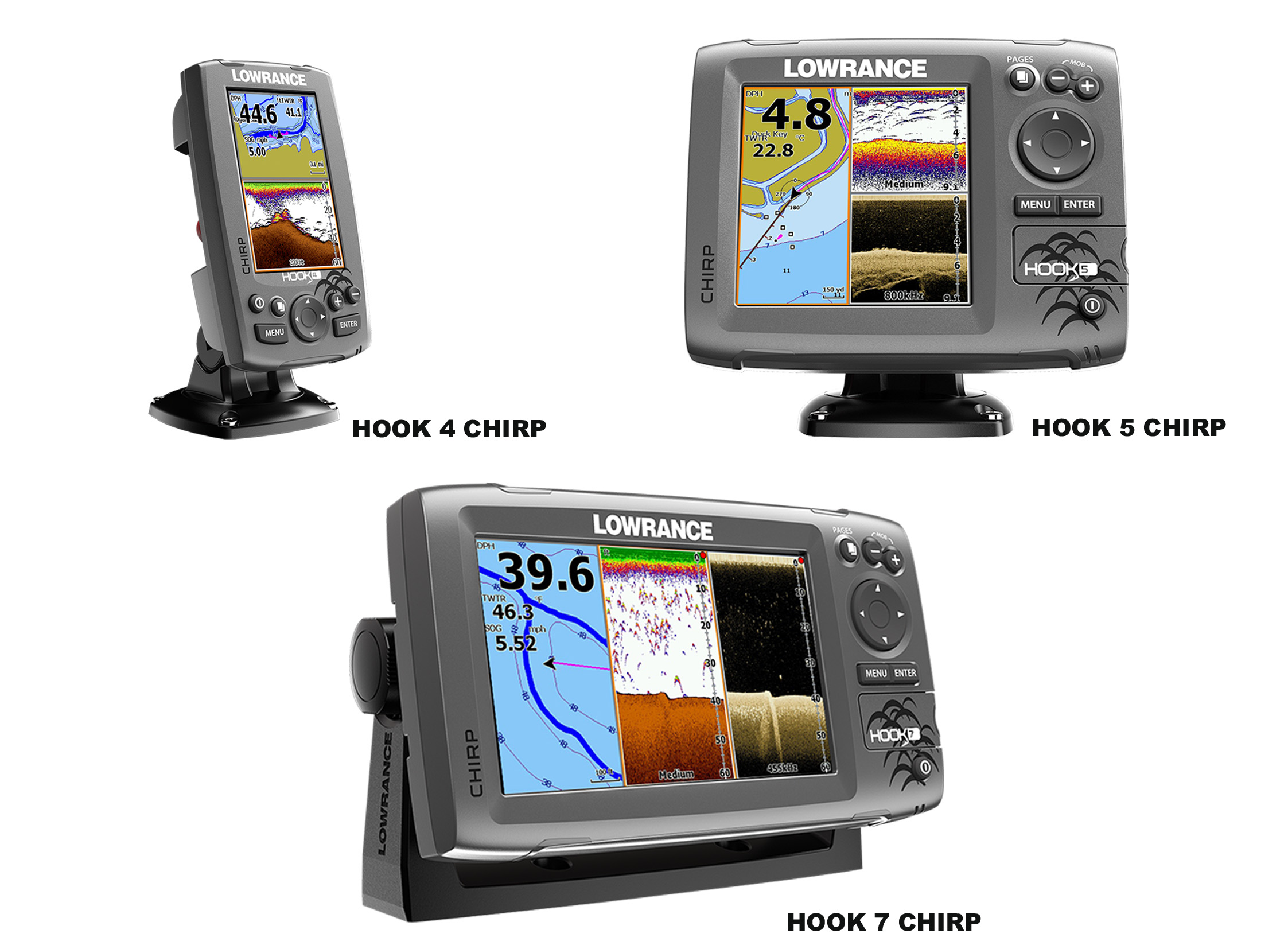 COMBINATO LOWRANCE HOOK 4 CHIRP - G.F.N. Gibellato Forniture Nautiche