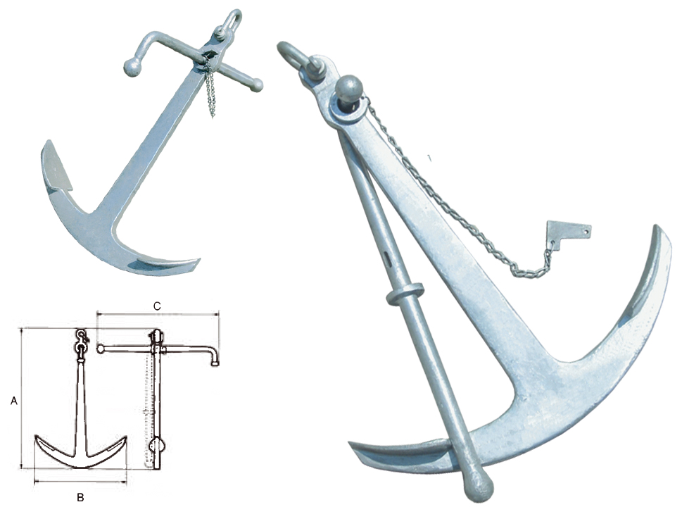 ANCORA ADMIRAL MARRE FISSE - G.F.N. Gibellato Forniture Nautiche